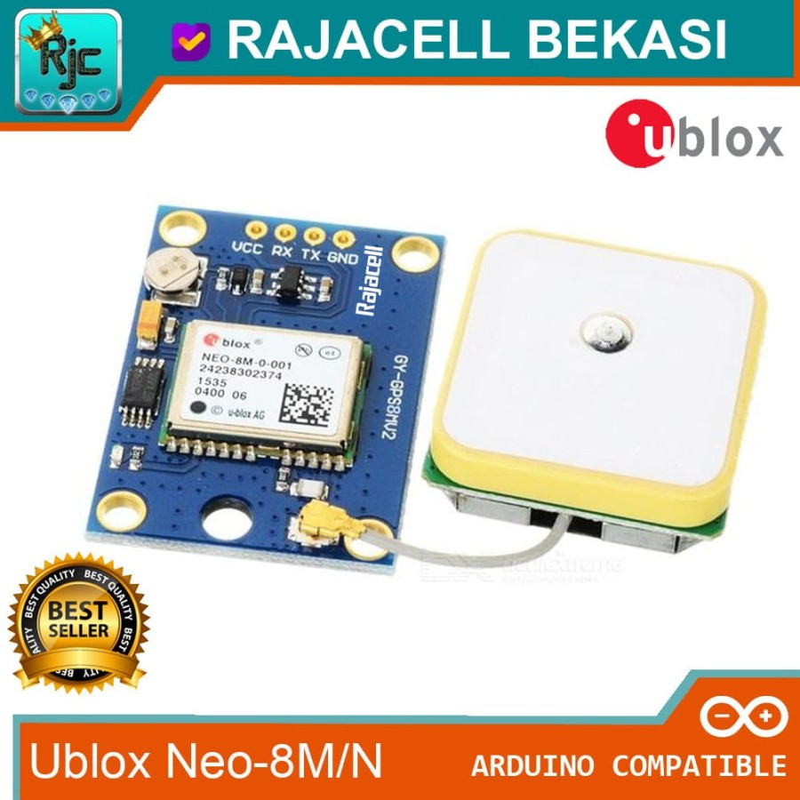Jual UBLOX GPSV5 NEO-M8M GPS Module GNSS HMC5983 SAW LNA Triple Band Antena | Shopee Indonesia
