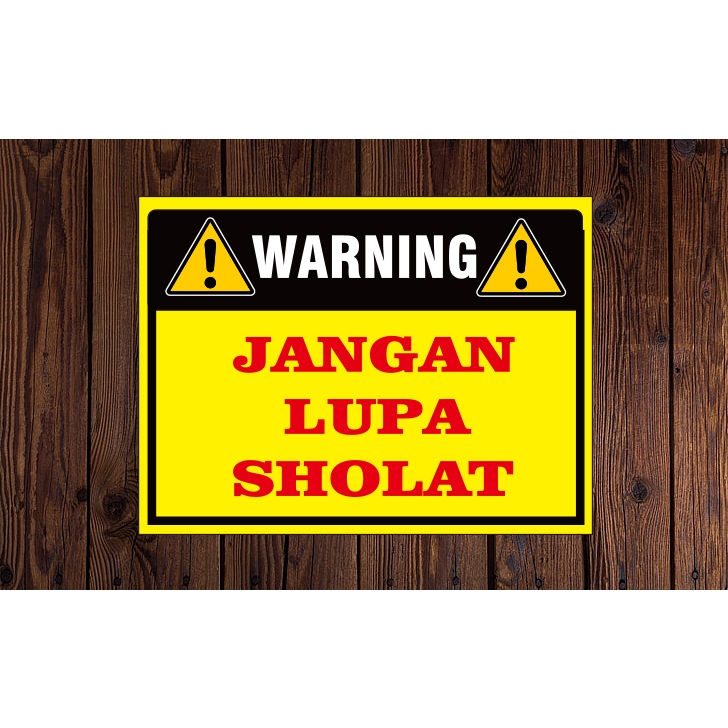 Jual stiker jangan lupa shalat | Shopee Indonesia