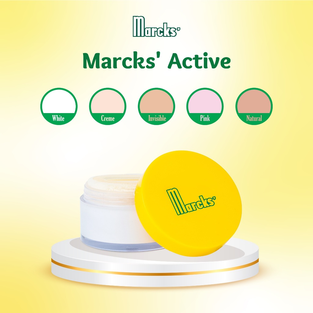 Jual Marcks' Bedak Active 20gram | Shopee Indonesia