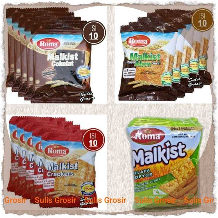 Jual Roma Malkist 1 renceng isi 10 sachet | Shopee Indonesia