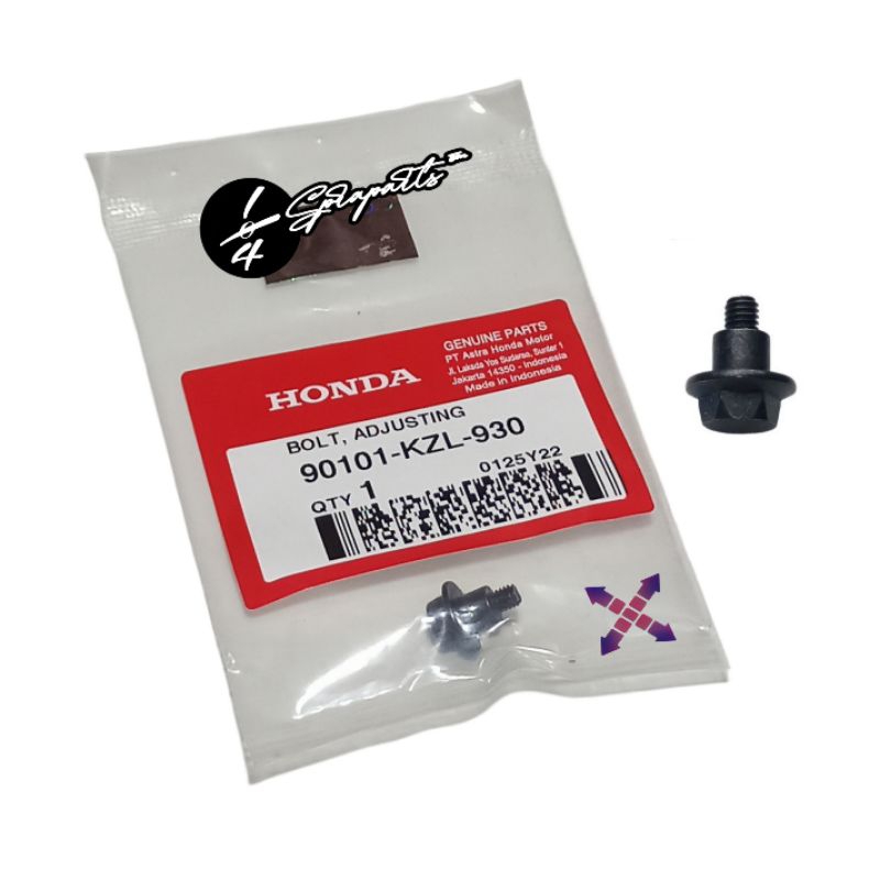 Jual Baut Setelan Reflektor (Bolt Adjusting 90101-KZL-930) | Shopee ...