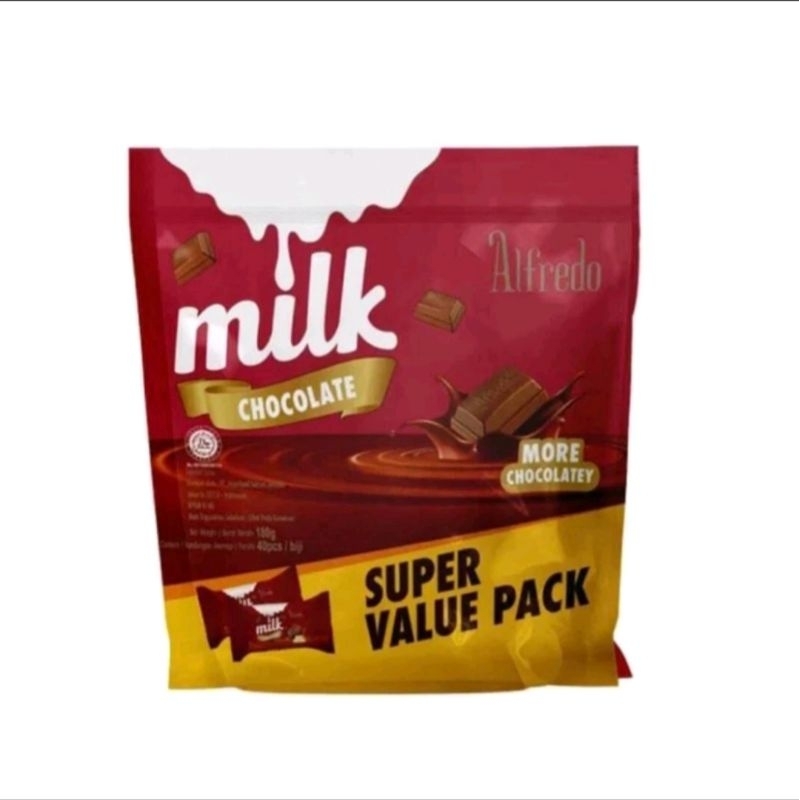 Jual Alfredo value Pack milk Chocolate 180gr | Shopee Indonesia