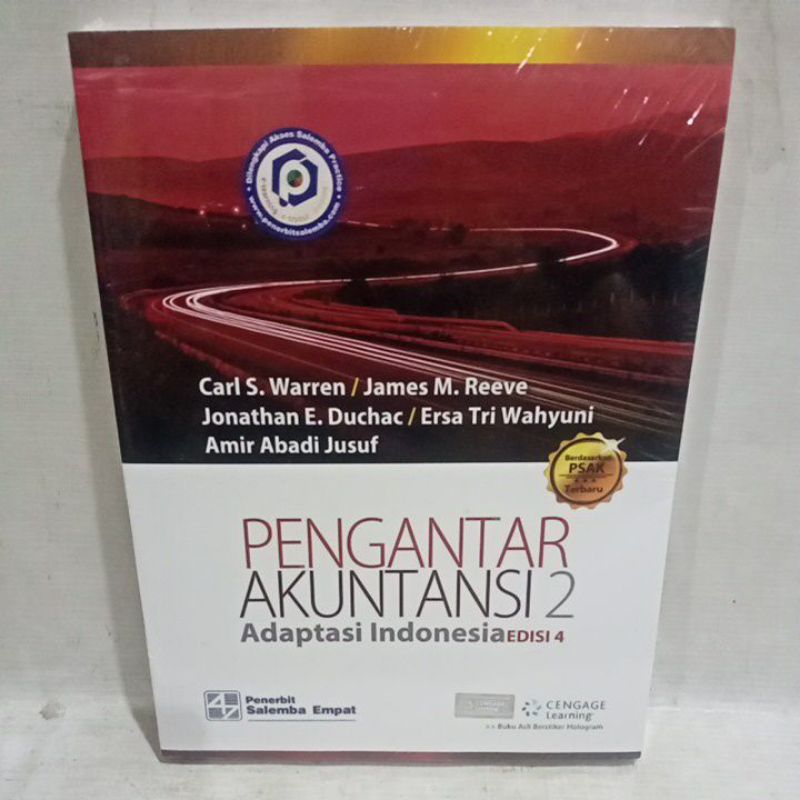 Jual buku original pengantar akuntansi 2 adaptasi Indonesia edisi 4 Carl s Warren penerbit ...