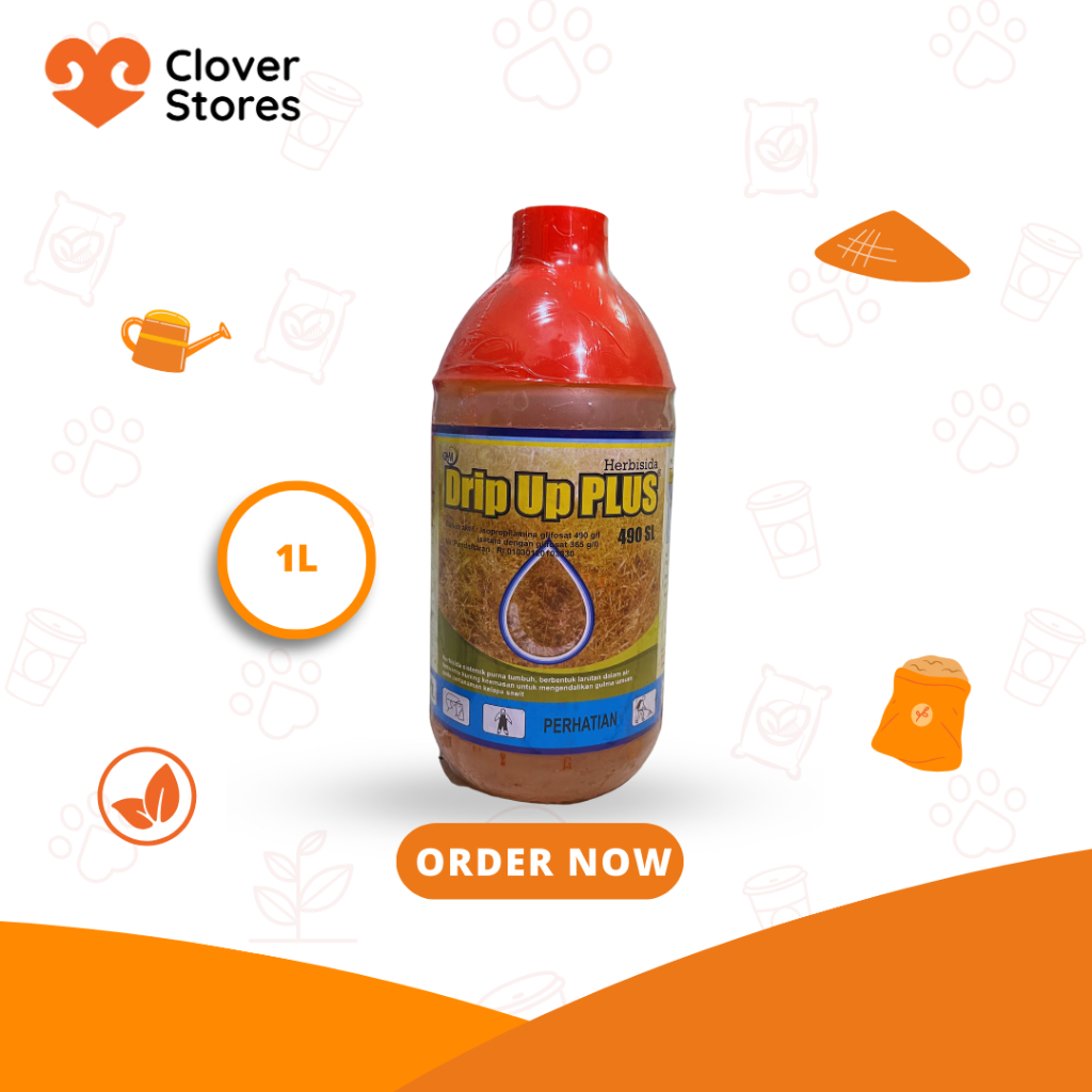 Jual Drip up plus 490 SL Obat rumput racun rumput Herbisida 250/500/1L ...