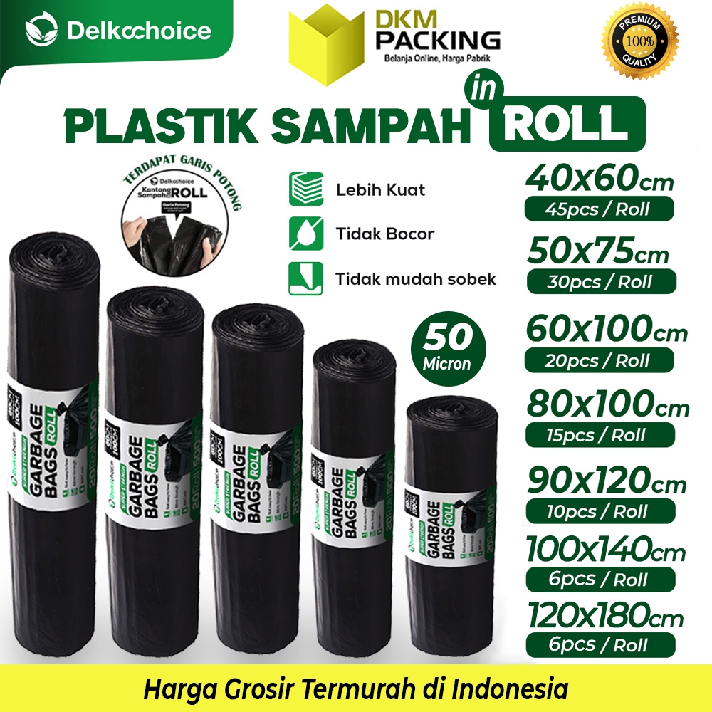 Jual Kantong Plastik Sampah Roll Tebal Jumbo Premium Trash Bag ...