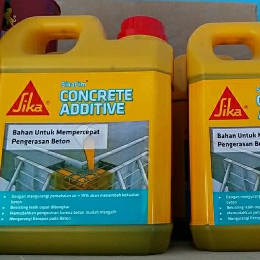 Jual SIKACIM CONCRETE ADDITIVE UNTUK PENGERAS BETON 900ML | Shopee Indonesia