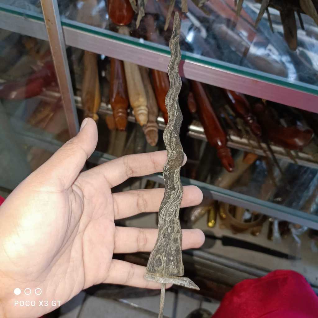 Jual keris patrem pamor langka buntel mayit sepuh majapahit bk ...