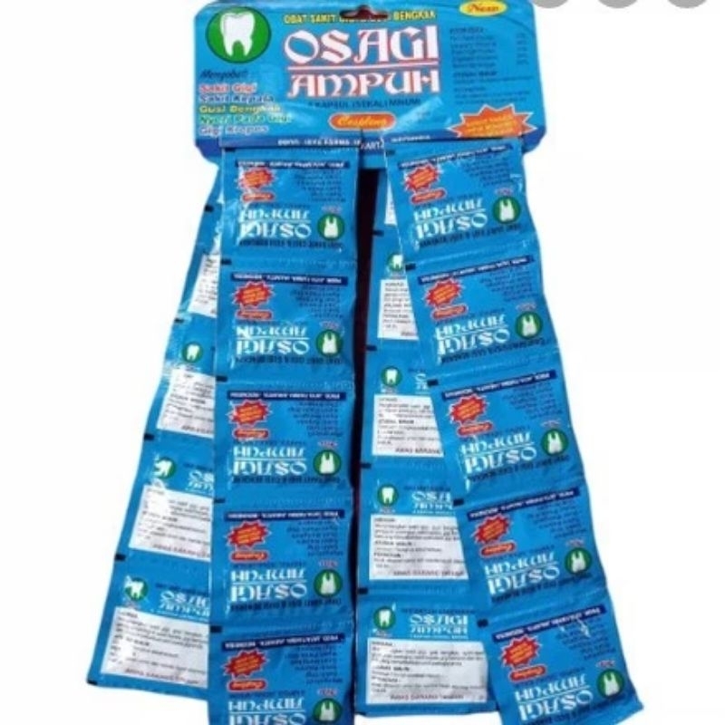 Jual OBSAGI ,Obat Sakit Gigi Ampuh,Kemasan isi 20 sachet | Shopee Indonesia
