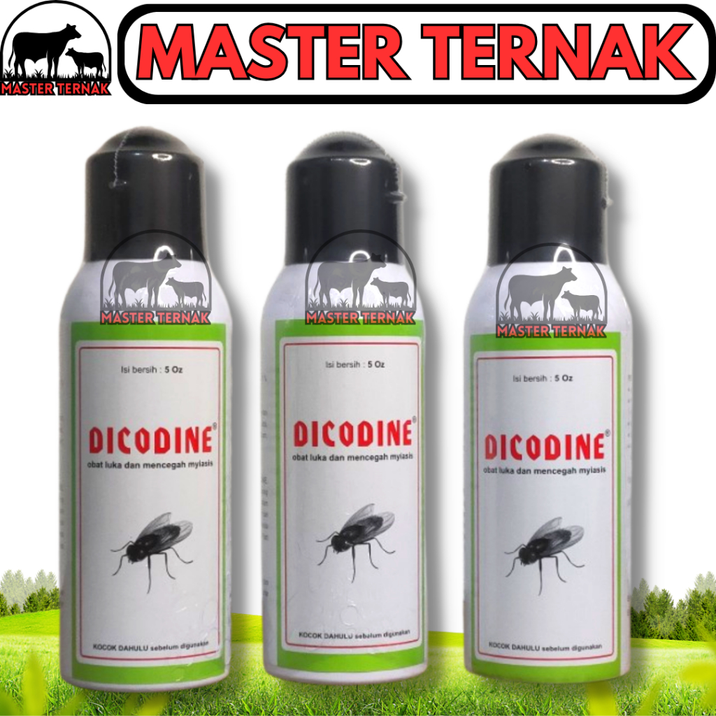 Jual DICODINE SPRAY - Dicodin Obat Semprot Luka Anti Lalat Kulit Miasis ...
