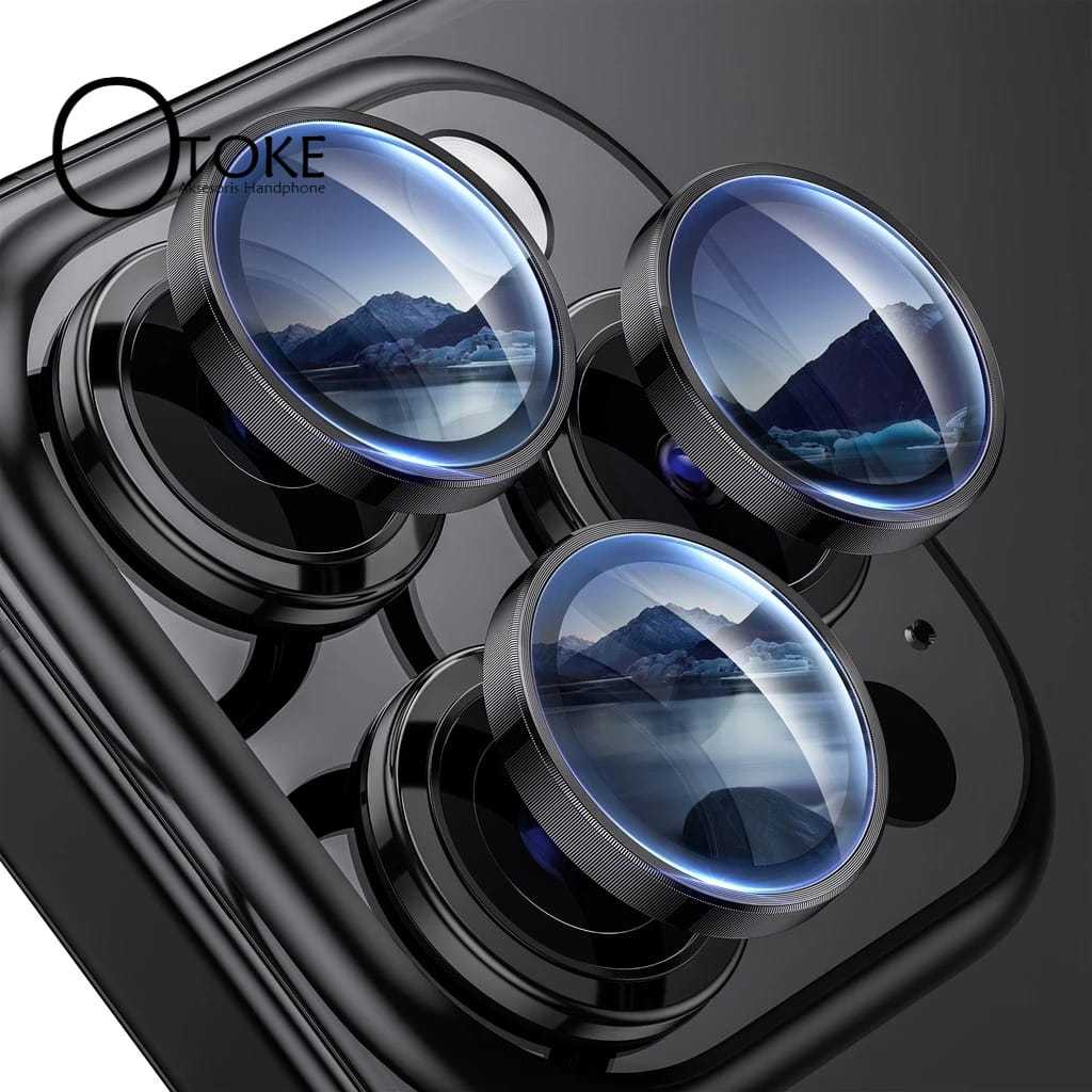 Jual OTOKE - One Set Lens Camera Protector Ring Metal Bling Colorful ...