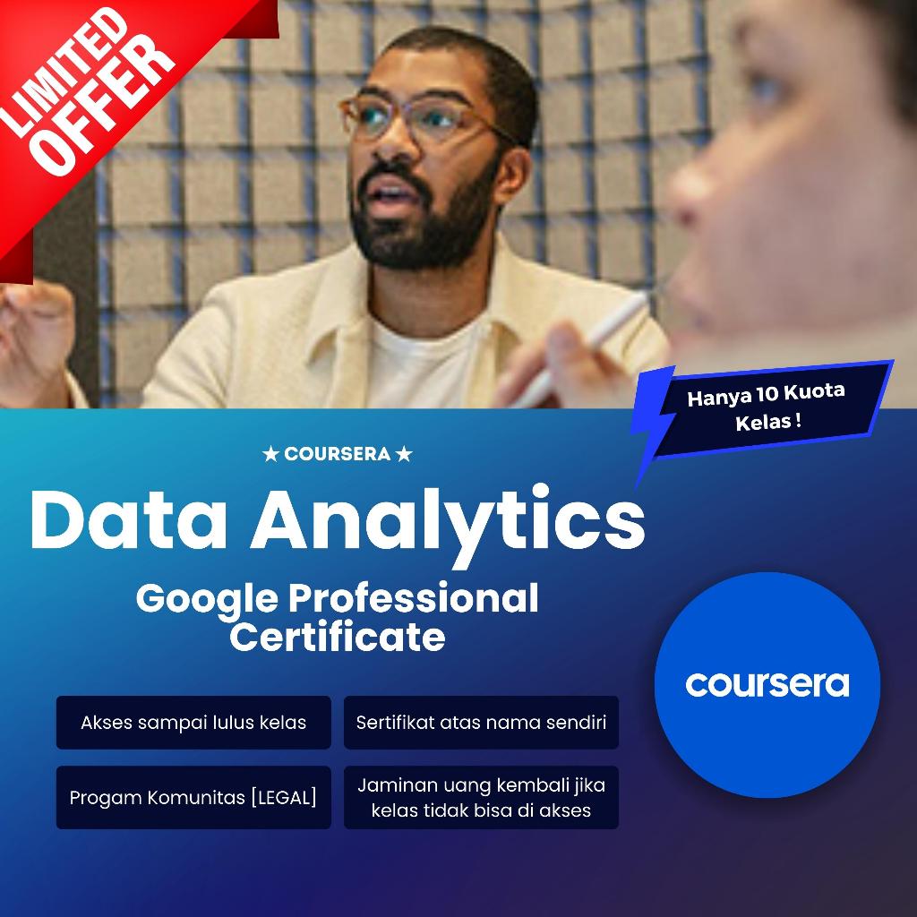 Jual Course Data Analytics Professional Certificate Coursera + Sertifikat atas nama sendiri ...