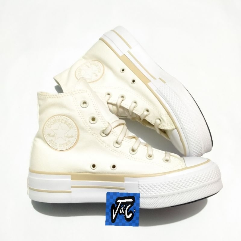 Jual Converse Chuck Taylor All Star Lift Platform Outline Sketch Split ...
