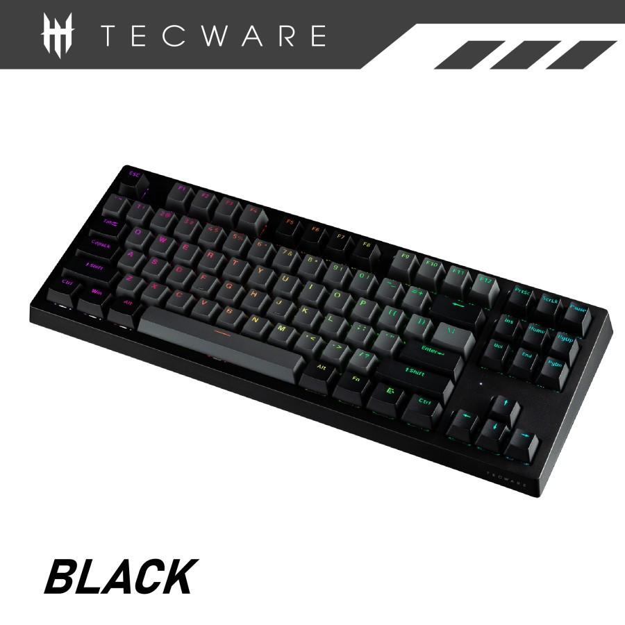 Jual TECWARE PHANTOM+ ELITE 87 BLACK RGB WRAITH RED SWITCH MECHANICAL ...