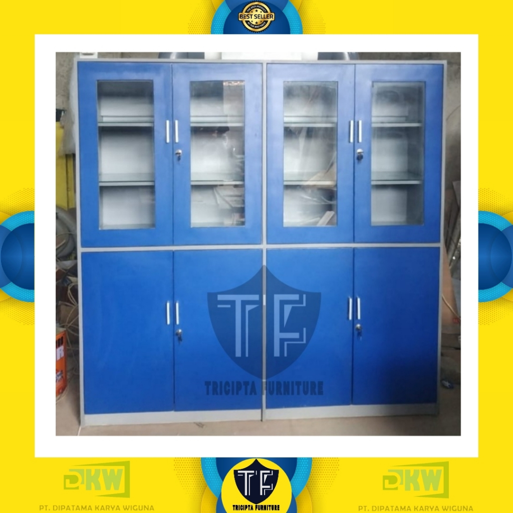 Jual Lemari Penyimpanan Bahan Kimia Double Set Multiplex Lapis HPL ...