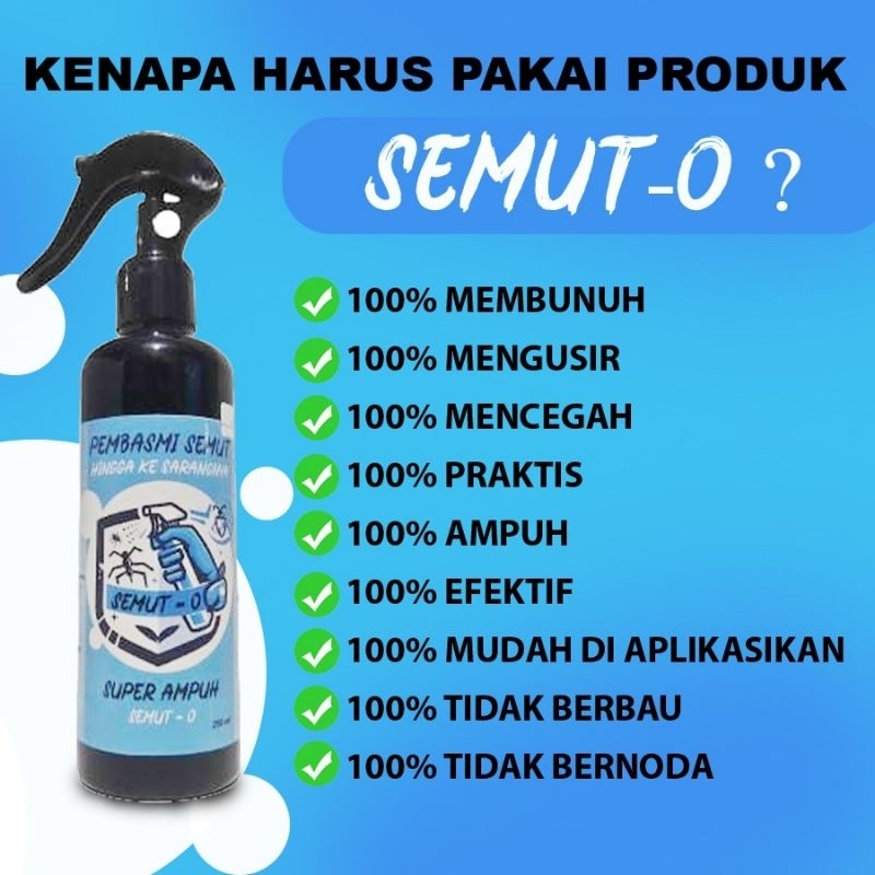 Jual Spray SEMUT-O Anti Semut Mengusir Semut Dengan Semprotan yang ...