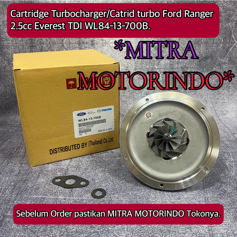 Jual Catrid turbo/Cartridge Turbocharger Ford Ranger Everest 2.5cc TDI/TDCI WL84-13-700B ...