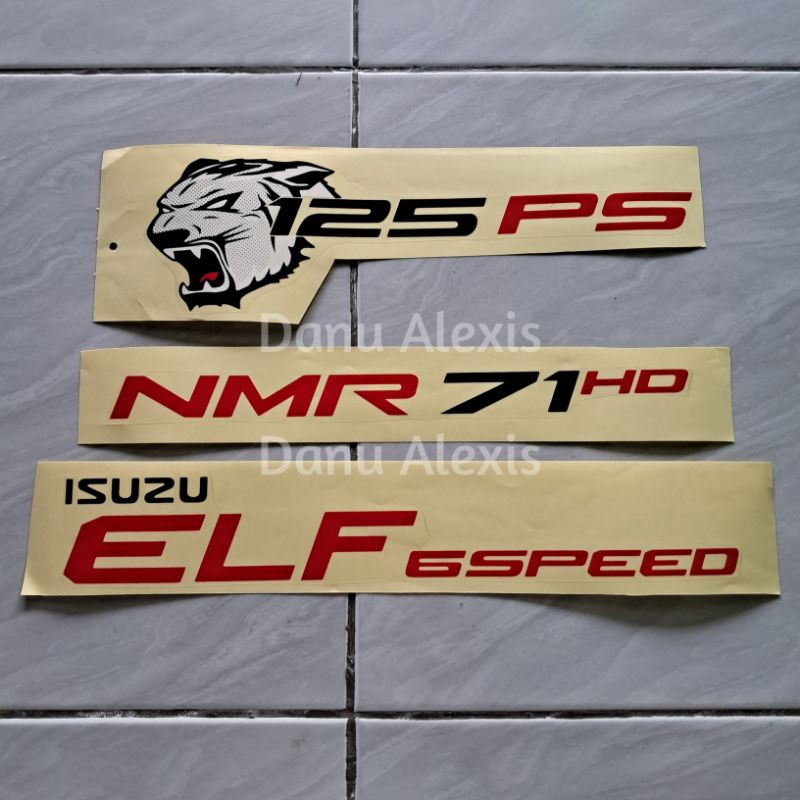 Jual Stiker Isuzu Elf NMR 71Hd / Stiker Macan 125ps Isuzu Elf 6speed ...