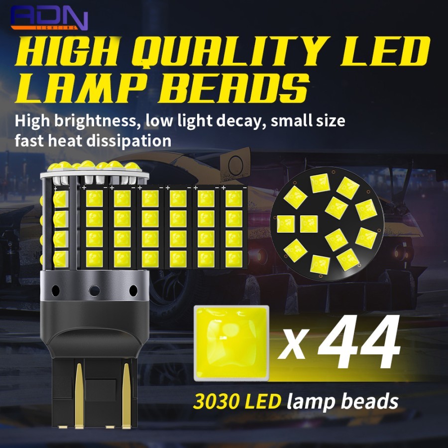 Jual LED Sein T20 7440 7443 44 SMD CREE Ultrabright CANBUS 1 Tahun ADN ...