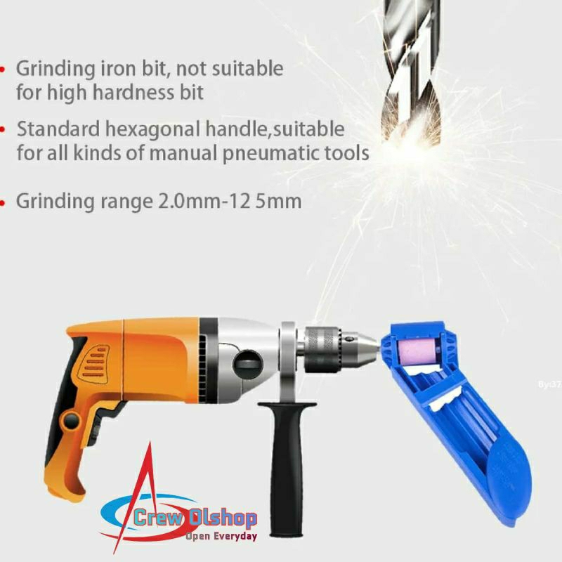 Jual Alat Asah Bor Wheel Bit Sharpener Titanium Drill | Shopee Indonesia