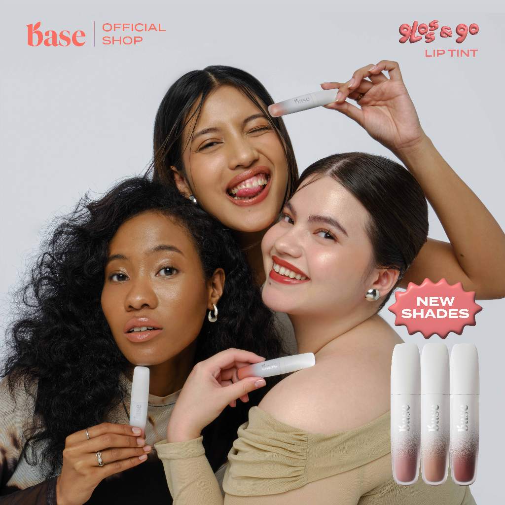 Jual BASE Gloss & Go Lip Tint Vegan Formula Ringan Hydrating Transferproof Tahan Lama [BPOM ...