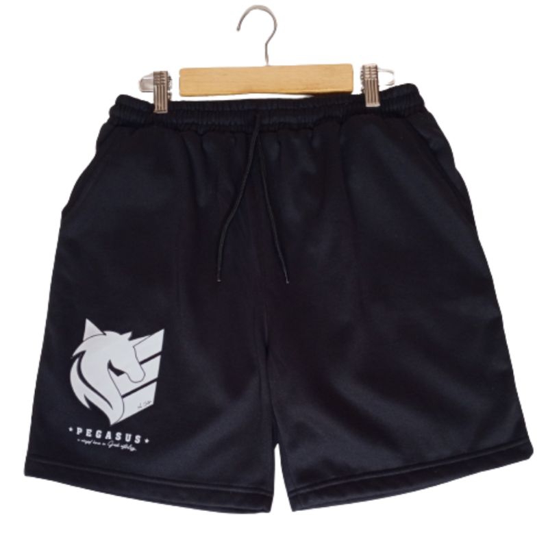 Jual Mr. Sheldon Celana Pendek Broadshort Pria Boxer Fleece Hitam ...