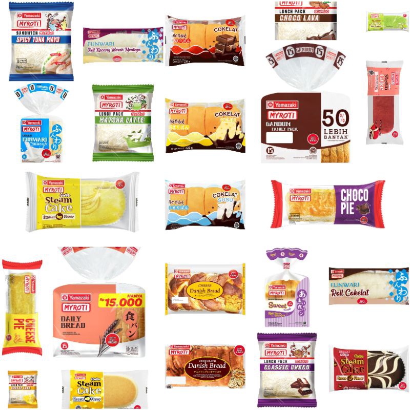 Jual (instant saja) Aneka Roti MYROTI manis Sandwich tawar funwari ...