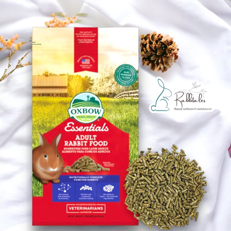 Jual OXBOW ESSENTIAL ADULT FOOD 5 LB / PELLET KELINCI/MAKANAN KELINCI ...