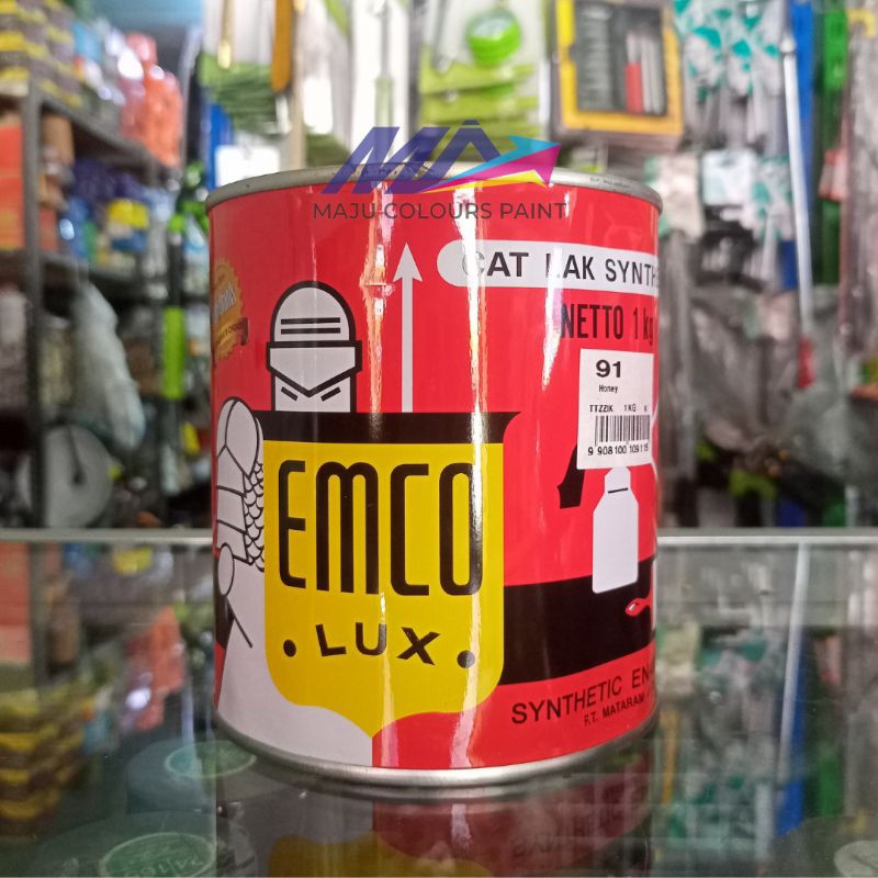 Jual EMCO LUX CAT KAYU DAN BESI 1 KG | Shopee Indonesia