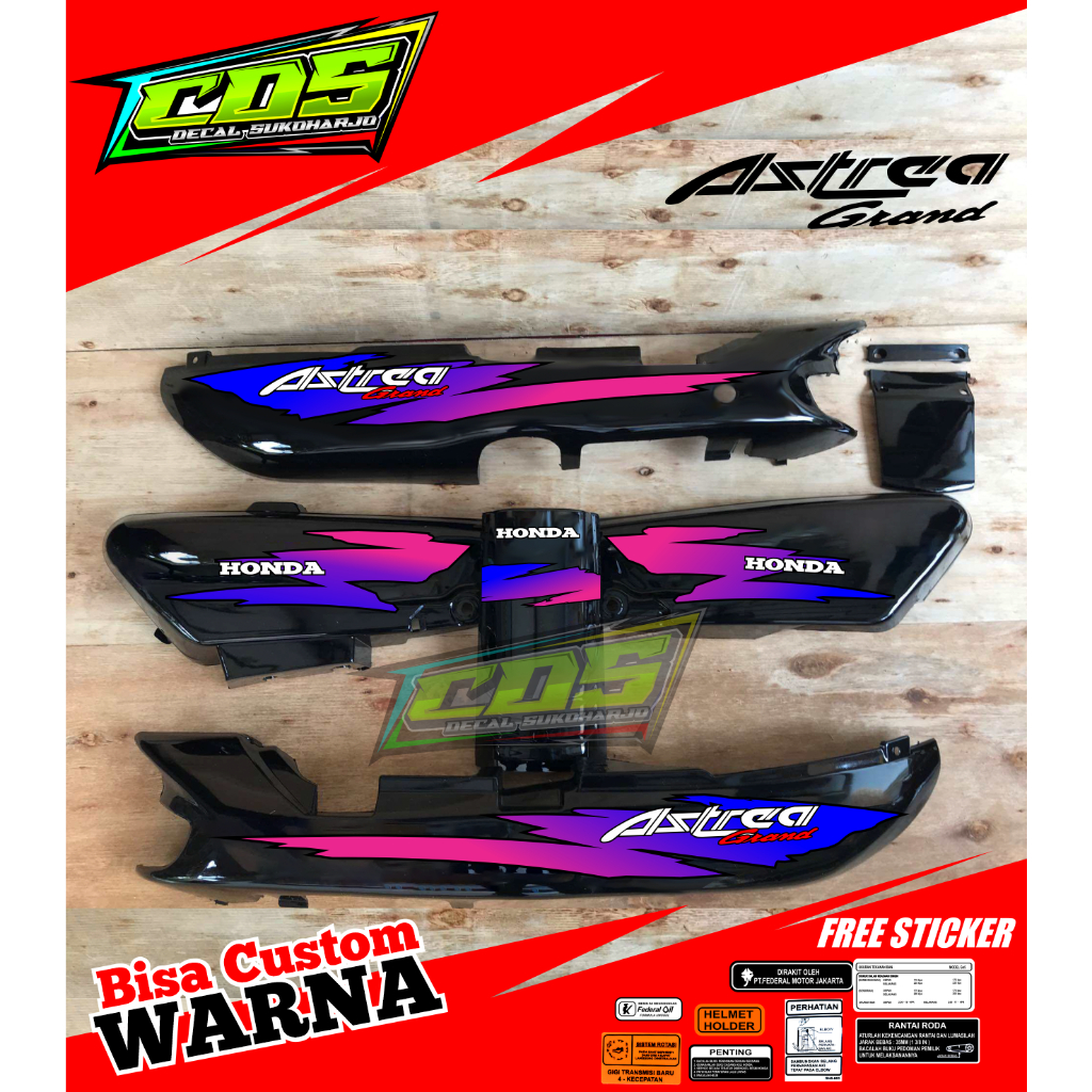 Jual striping astrea grand custom vol 1 | Shopee Indonesia