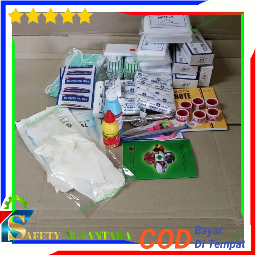 Jual Isi Kotak Obat P3K Type C Reffil P3K Tipe C | Shopee Indonesia