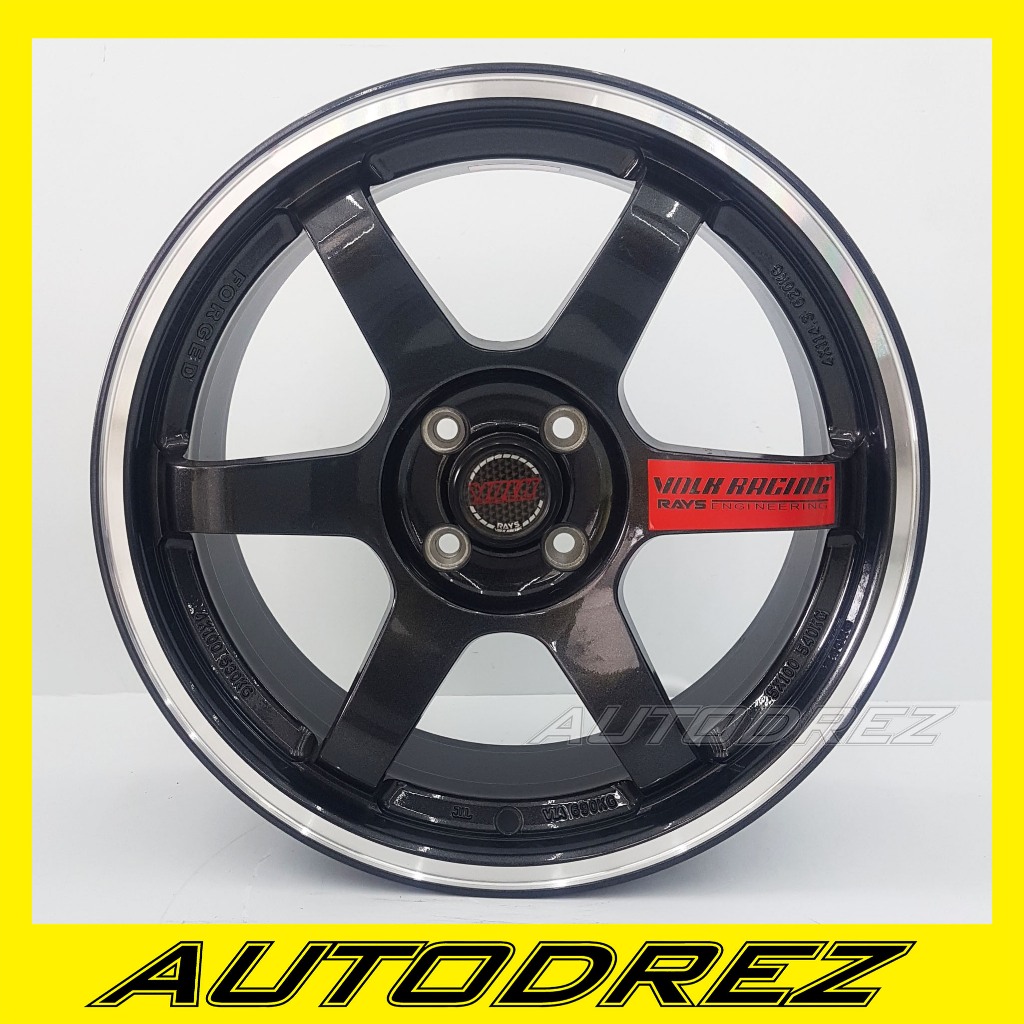 Jual Velg Volk Rays TE 37 4x100 Ring 17 R17 Jazz Yaris Brio Freed ...