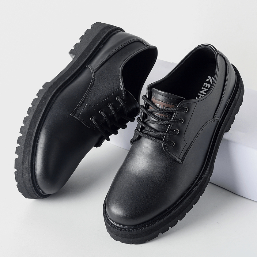 Jual Kenfa - Sefron Black Sepatu Formal Pria Wanita Casual Kerja Kantor ...