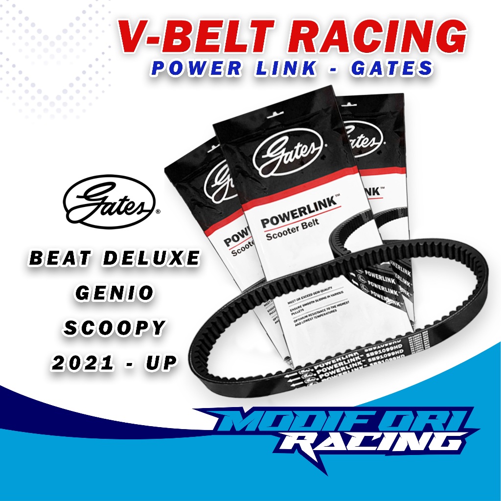 Jual BEAT DELUXE - GENIO - BEAT STREET VBELT RACING VanBelt Gates ...
