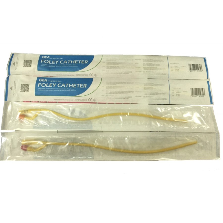 Jual Foley Catheter Gea/Selang Kencing 2-Way Ukuran 16FR/CH | Shopee ...
