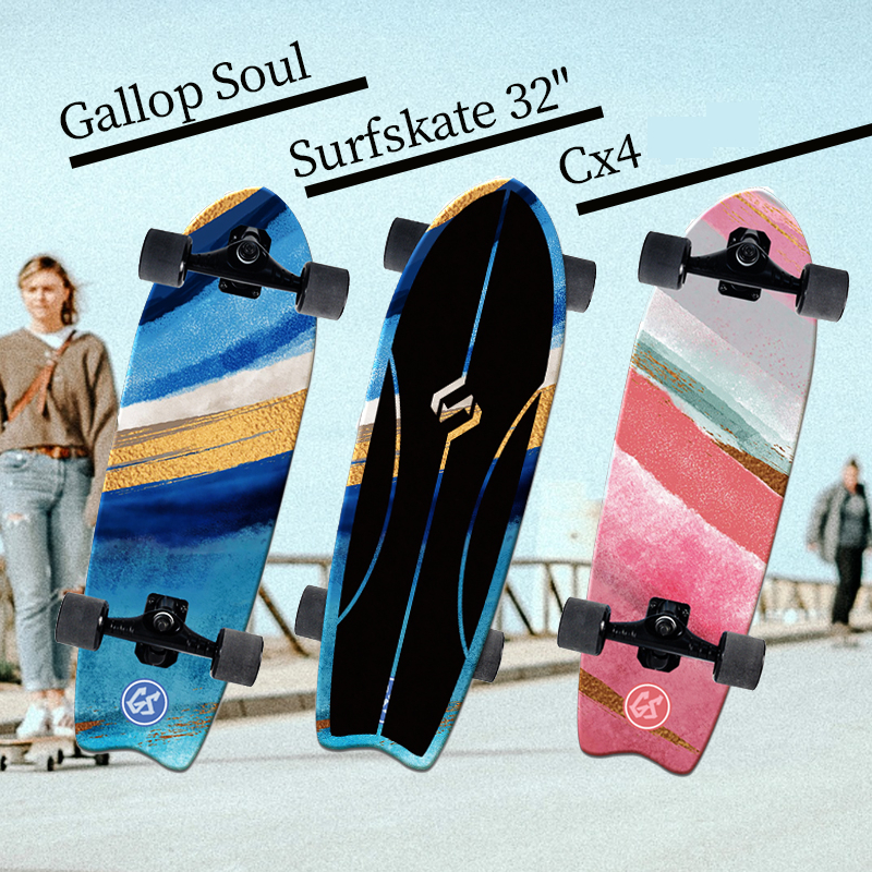 Jual Gallopsoul - High-end Surf Skateboard Professional Skater- Cx4 ...
