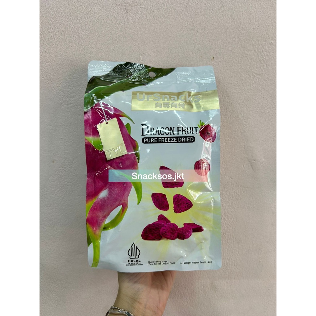 Jual TYL URSNACKS Freeze Dried Pure Apple / Durian Duren Vacuum / Strawberry / Mango Mangga ...