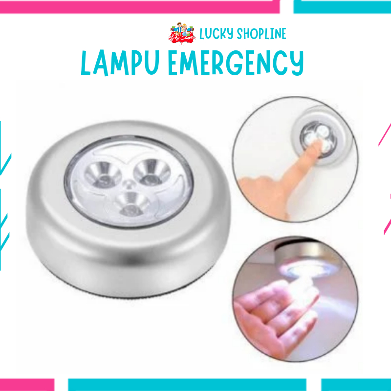 Jual Stick Touch Lamp LED Tempel – Lampu Lemari Emergency Camping Mobil ...