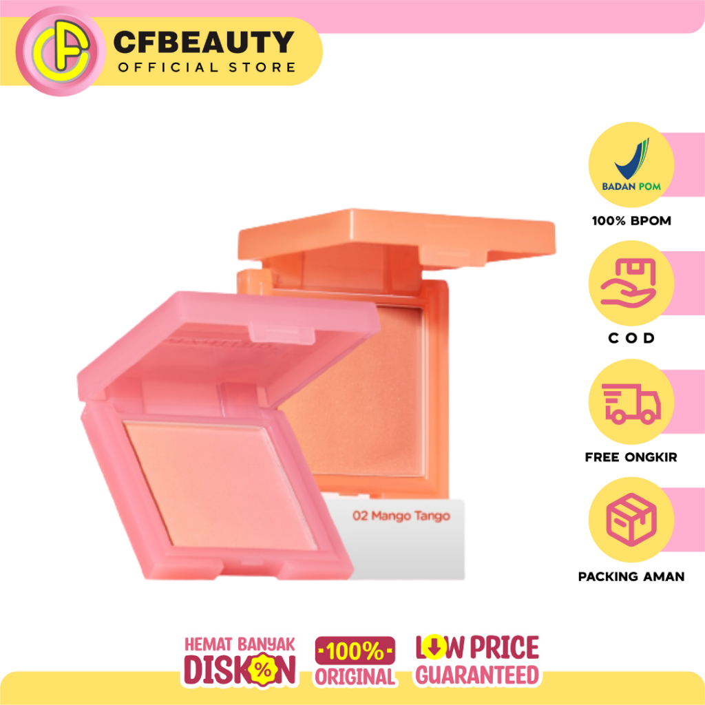 Jual [Azarine x Red Velvet] Chic to Cheek Blush Powder Blush On [5.2 gr ...