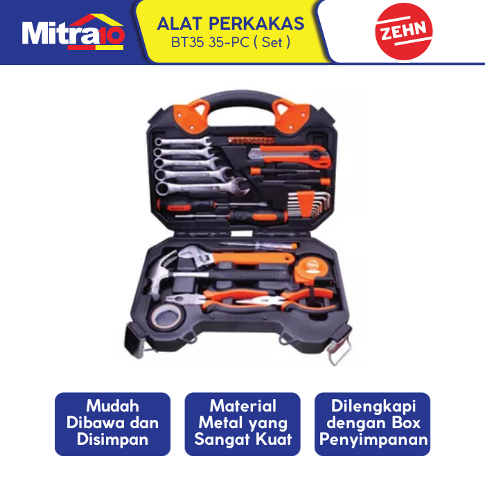 Jual Tool Set Perkakas Zehn 35Pcs BT35 - Perkakas Lengkap Mekanik ...