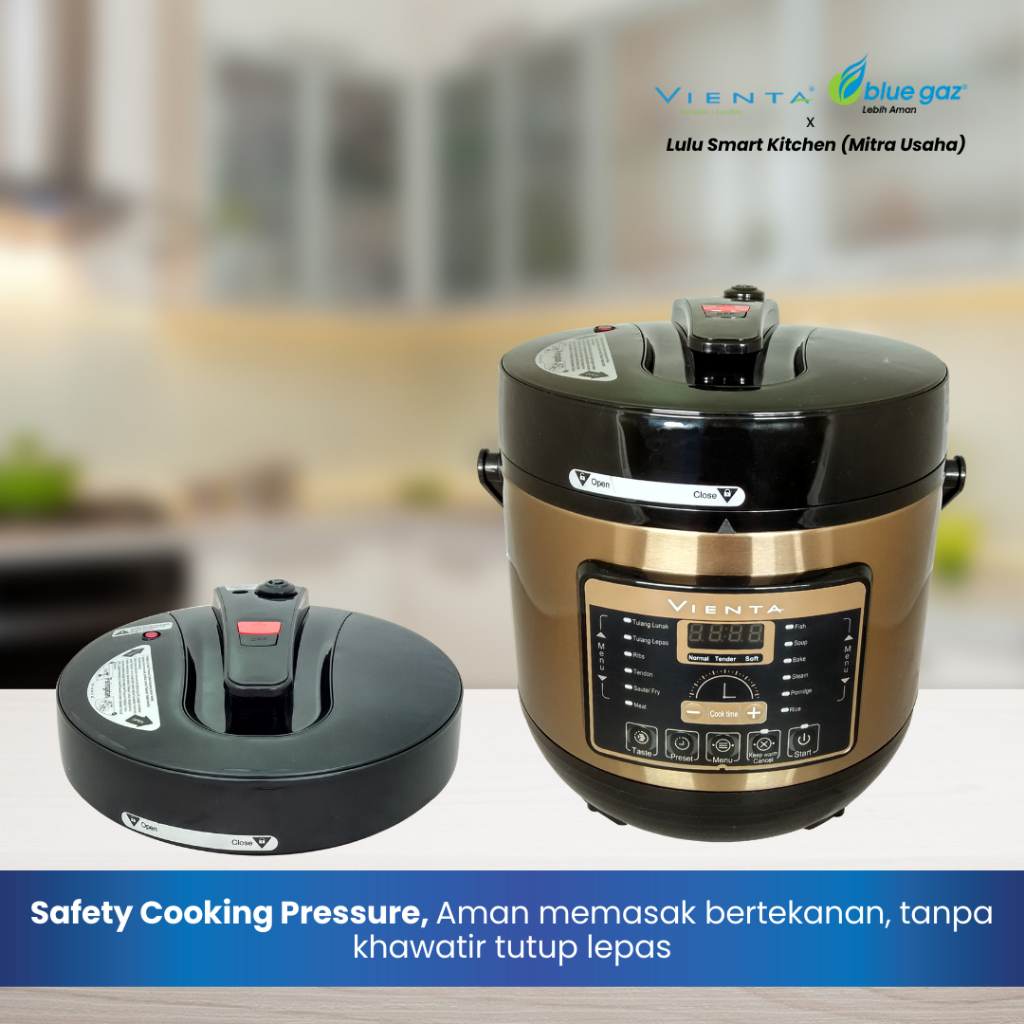 Jual Smart Pressure Cooker Vienta dari Blue Gaz | Shopee Indonesia