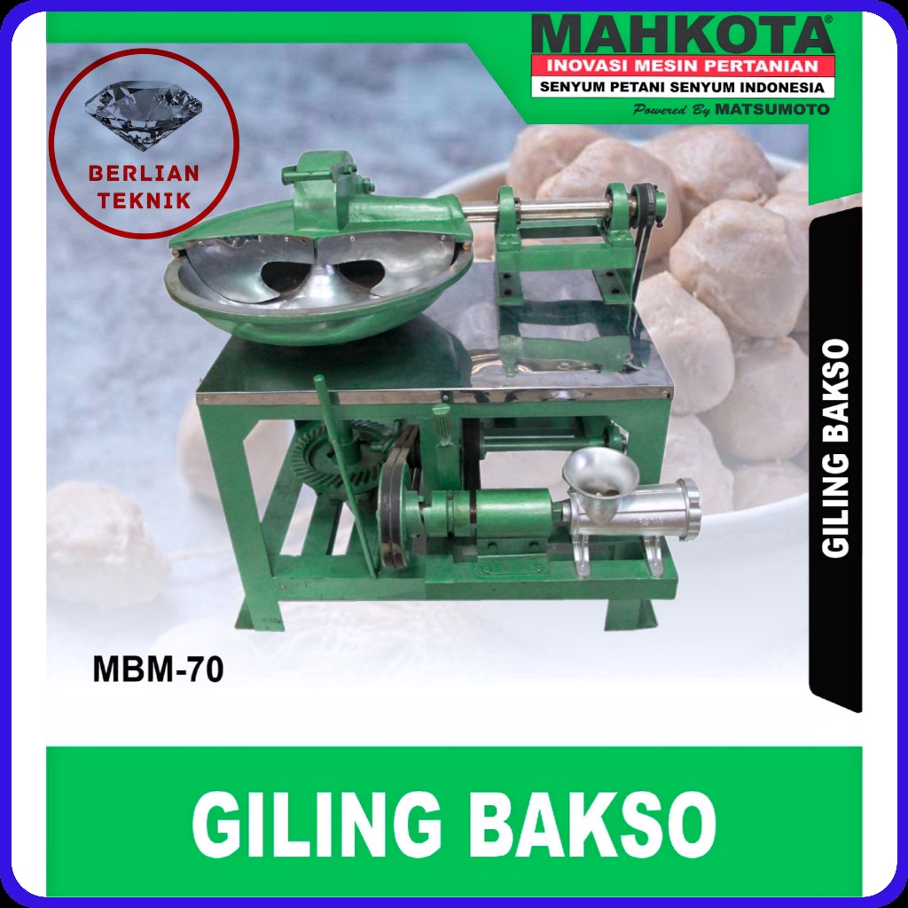 Jual Gilingan Bakso Tempahan Mahkota MBM-70 Wajan 70 cm | Shopee Indonesia