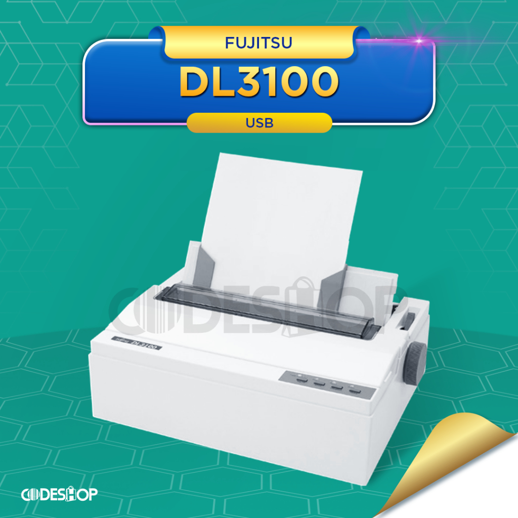 Jual Printer Dot Matrix Fujitsu DL 3100 USB Nota Kasir Rangkap | Shopee ...