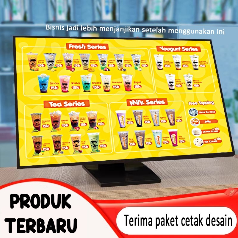 Jual READY TABLE STAND LIGHT BOX / Light Box Menu /Daftar Menu/Slim ...
