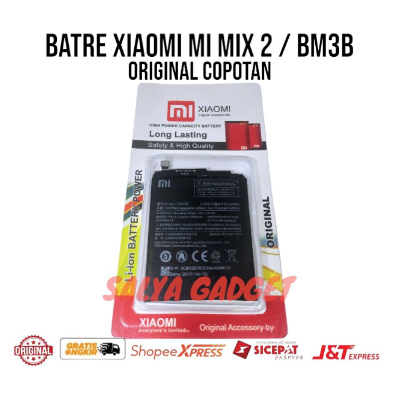 Jual Baterai Batre Xiaomi Mi Mix 2 BM3B / Batrai Batrey Battery Bat Btr Xiaomi BM-3B BM 3B ...