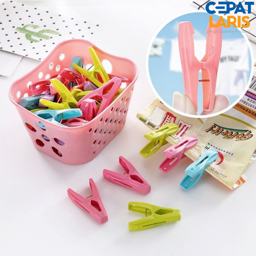 Jual CL Jepitan Jemuran Baju Dengan Logam Pada Klip Lebih Elastis Dan ...