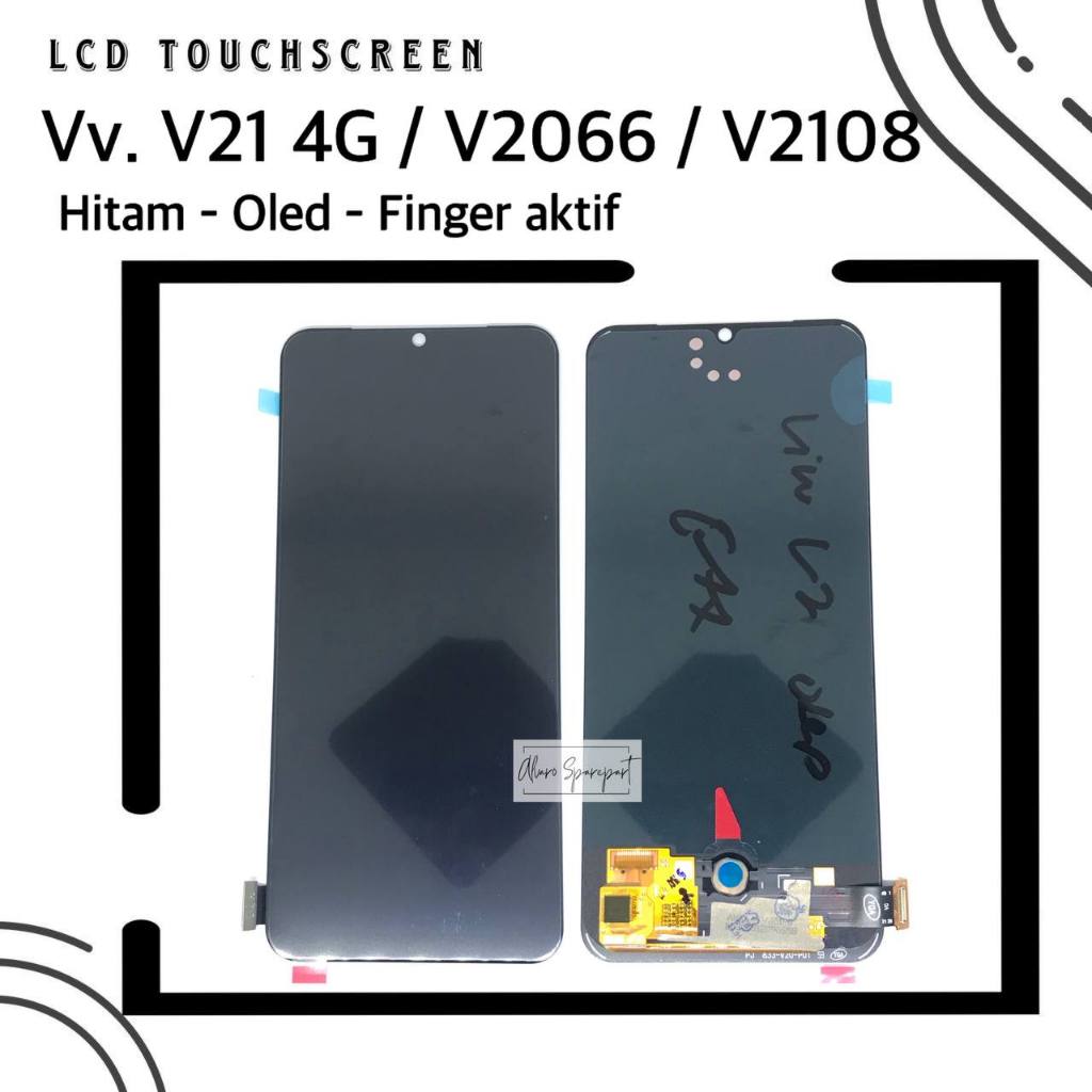 Jual LCD TOUCHSCREEN VIVO V21 4G V2066 V2108 OLED & INCELL FINGERPRINT ...
