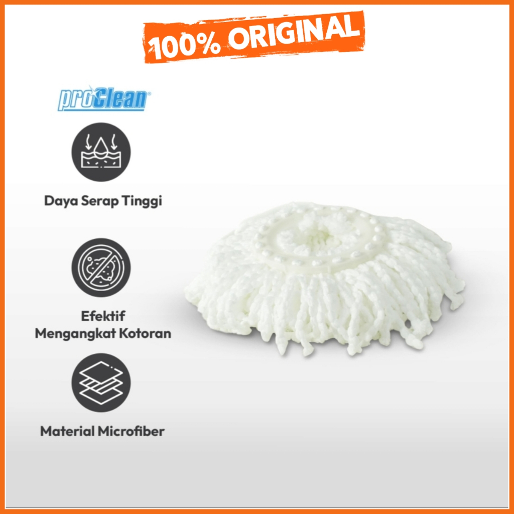 Jual Proclean Refill Kain Pel Putar - Putih | Shopee Indonesia