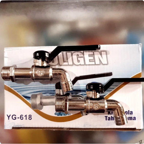 Jual kran air besi Soligen 1/2" YG-618 Hitam | Shopee Indonesia