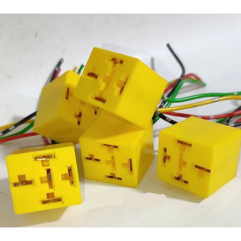 Jual Socket Soket relay riley klakson 4 kaki kabel bintik Good Quality ...