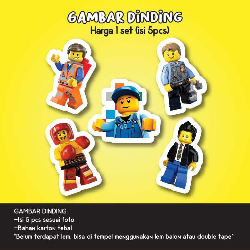 Jual PAKET DEKORASI LEGO HAPPY BIRTHDAY ULTAH ULANG TAHUN BANNER DEKOR ...